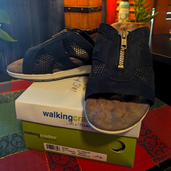 Walking Cradles | Shoes | Walking Cradles Womens Spiro Nubuck Sandals 7 ...